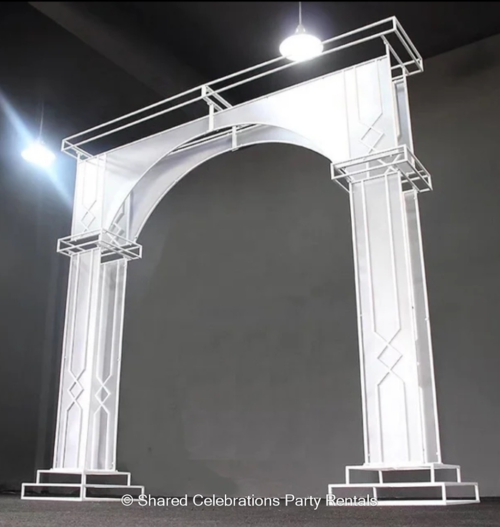 Modern Wedding Arch - Hire in Richmond | Shared Celebrations Party Rentals